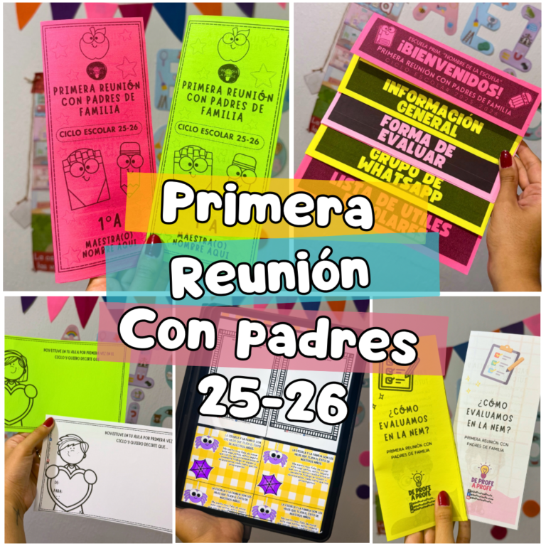 Kit de la Primera Reunión con Padres de Familia (Para todos los grados ...